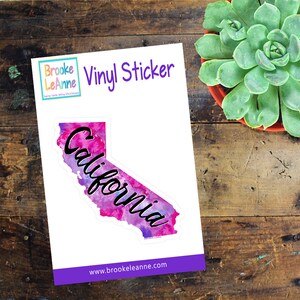 California Sticker | California Vinyl Sticker for Laptop | Travel ...