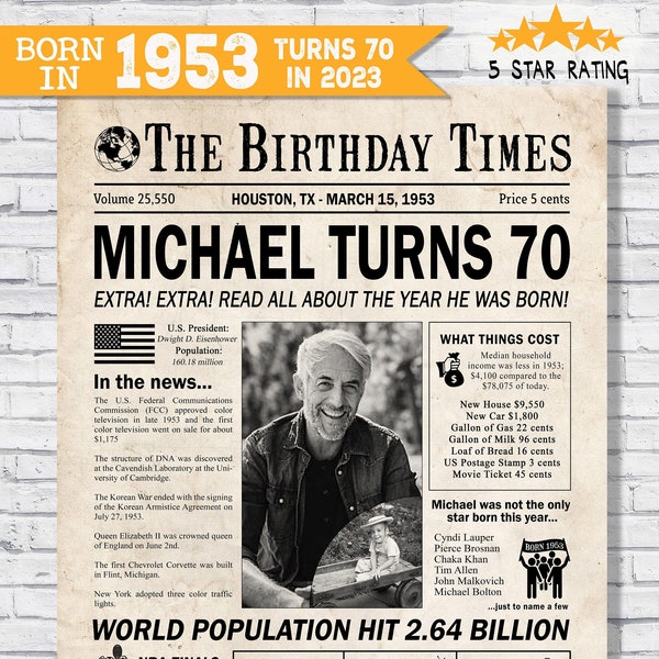 1953 Fun Facts - Etsy