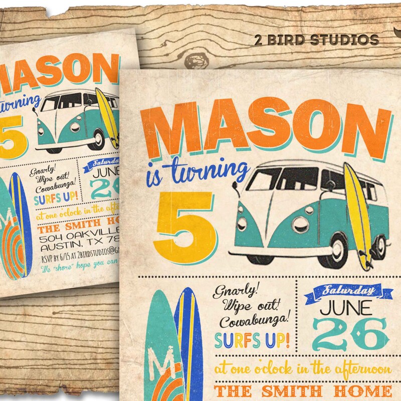 Vintage Surf Party - Etsy