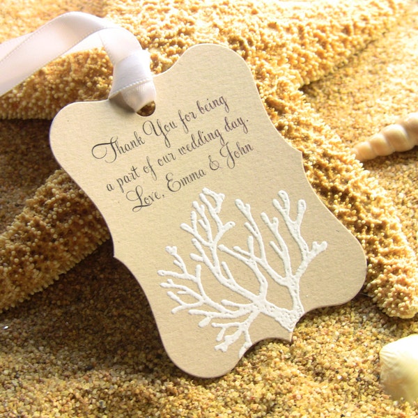 Coral Tags - Etsy