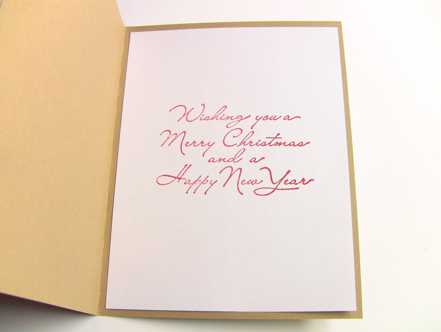 4 Handmade Christmas Cards, Handmade Holiday Cards, Embossed ...
