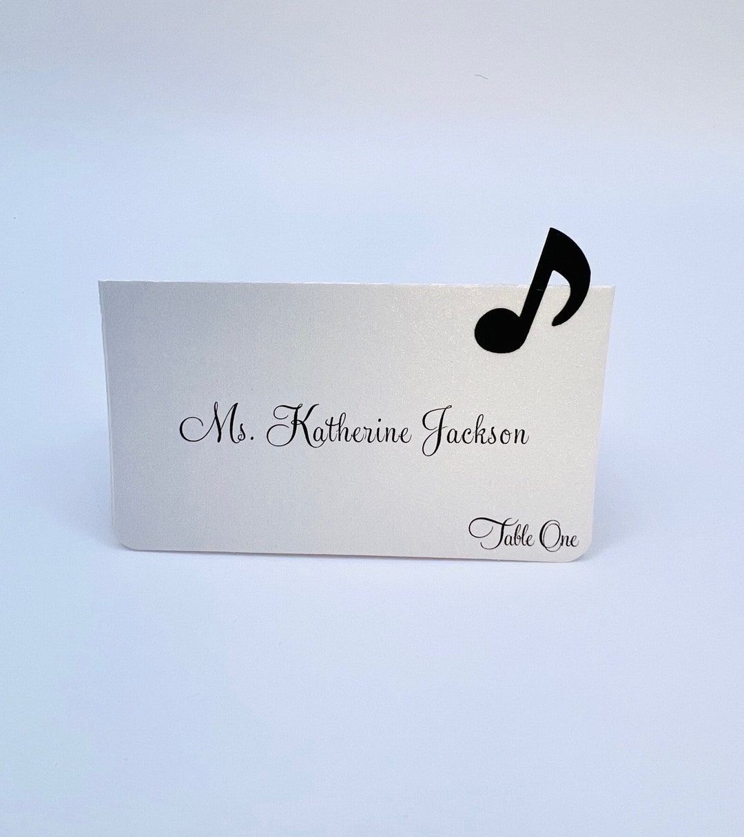10 Music Note Place Cards, Musical Party Escort Cards, Musical Notes ...