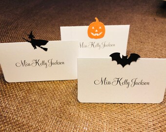 Halloween Place Cards - Etsy