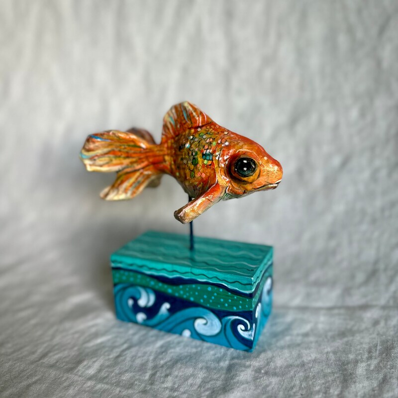 Paper Mache Fish - Etsy