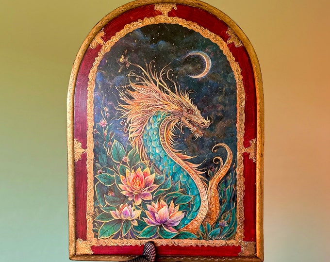 The Dance of the Lotus Dragon by Carrie Ann Jackson - Etsy