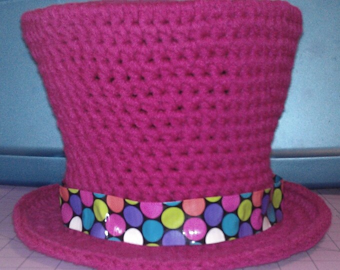 Pattern in PDF for Crocheted Top Hat, Crochet Your Own - Etsy