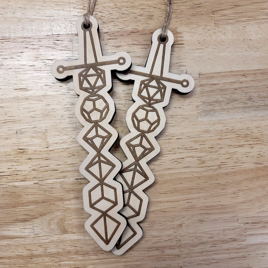 Dnd Dice Sword Air Freshener Ornament, Choose Scent - Etsy