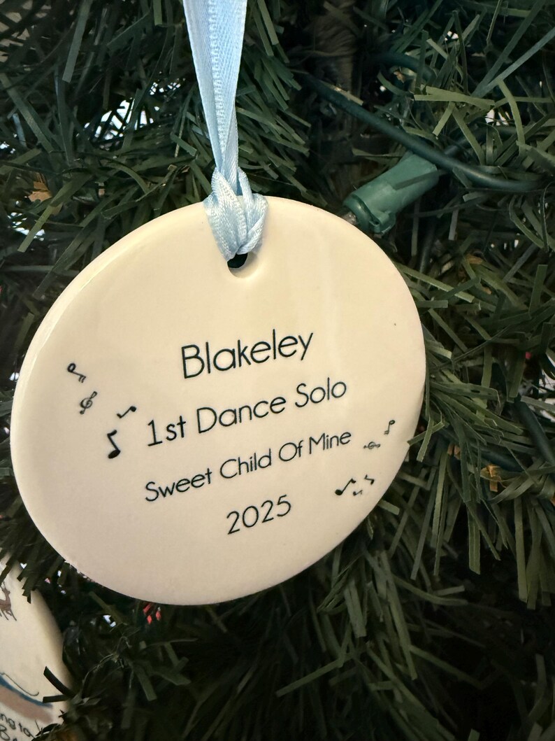 Dancer Decor, Personalized Christmas Ornament, Sport, Dance, Custom ...