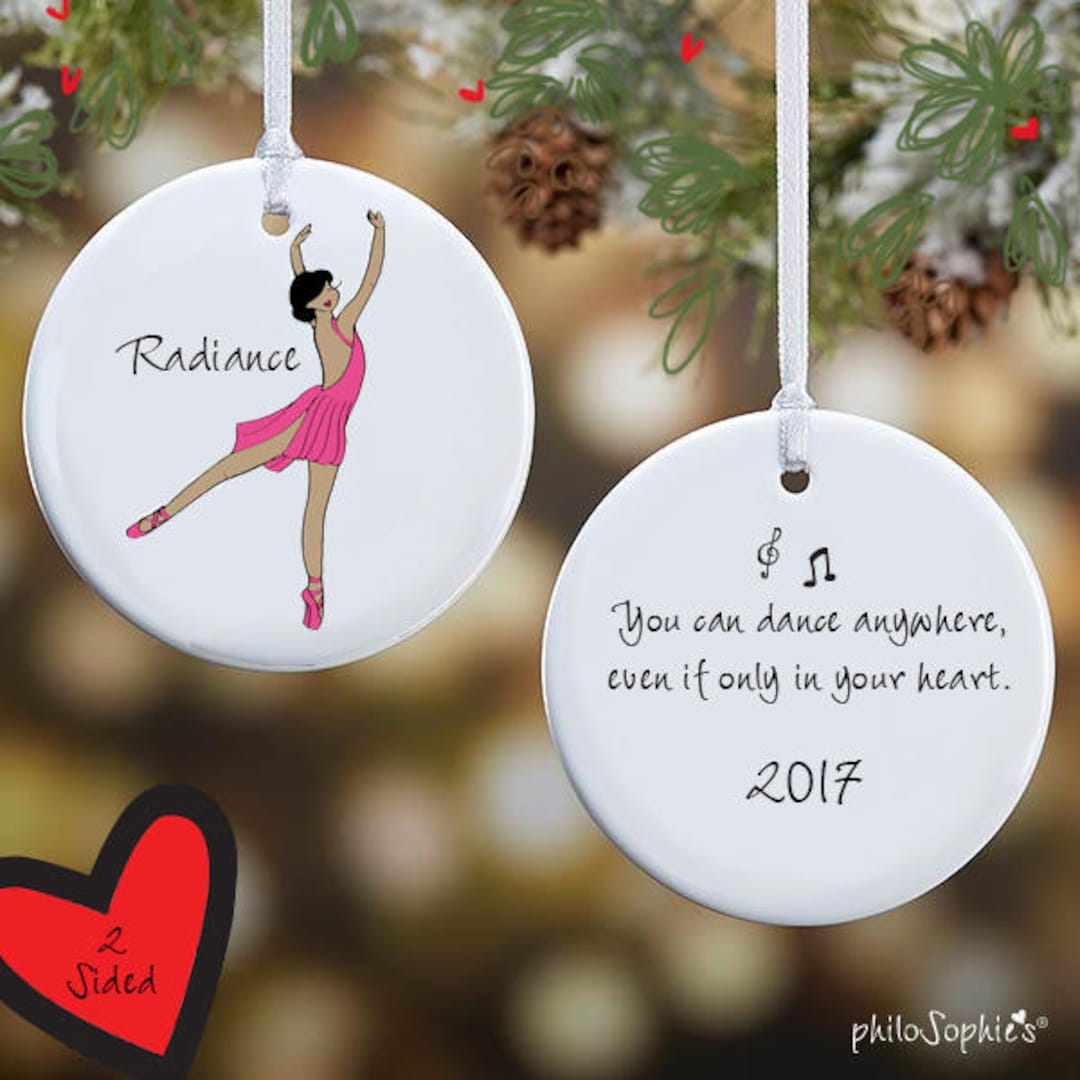 Dancer Decor, Personalized Christmas Ornament, Sport, Dance, Custom ...