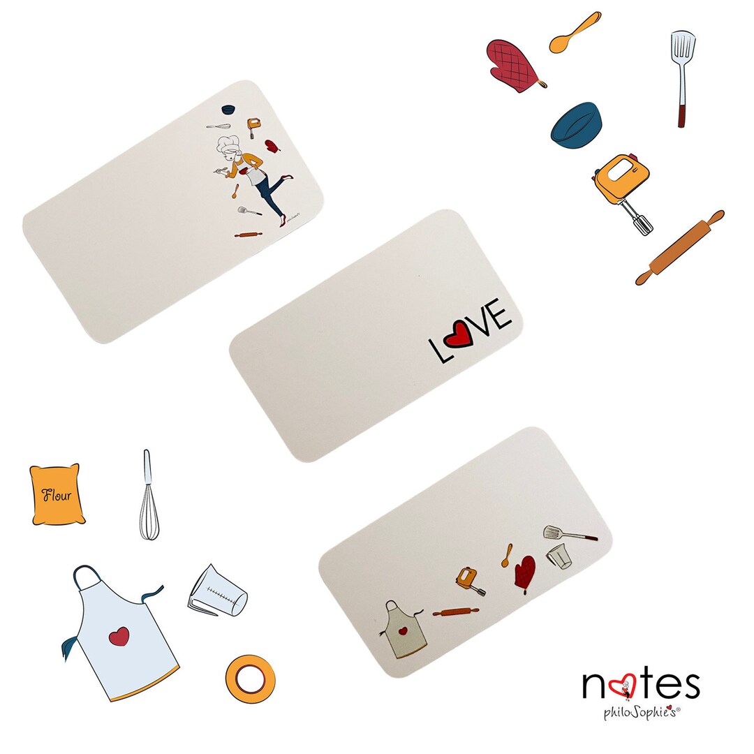 Baking Notes, Gift Notes, Gift Tags, Kitchen, Baking, Love Notes, Chef ...