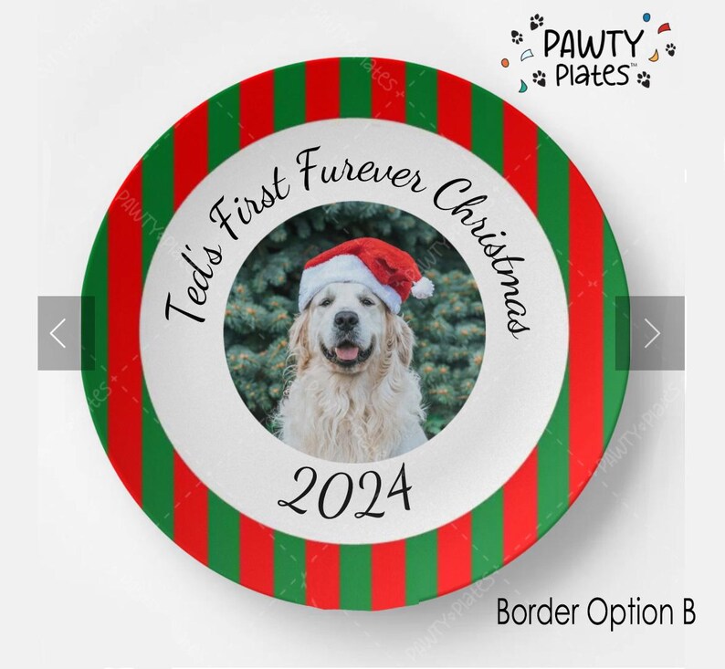 Personalized Dog Plate,dog Dish, Christmas Gift for Dog, Dog Treats ...