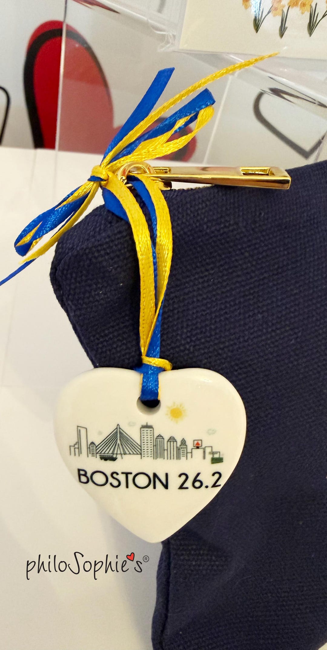 Boston Marathon Runner Gift Set, 26.2 Finishers Pouch, Mirror, Notepad ...