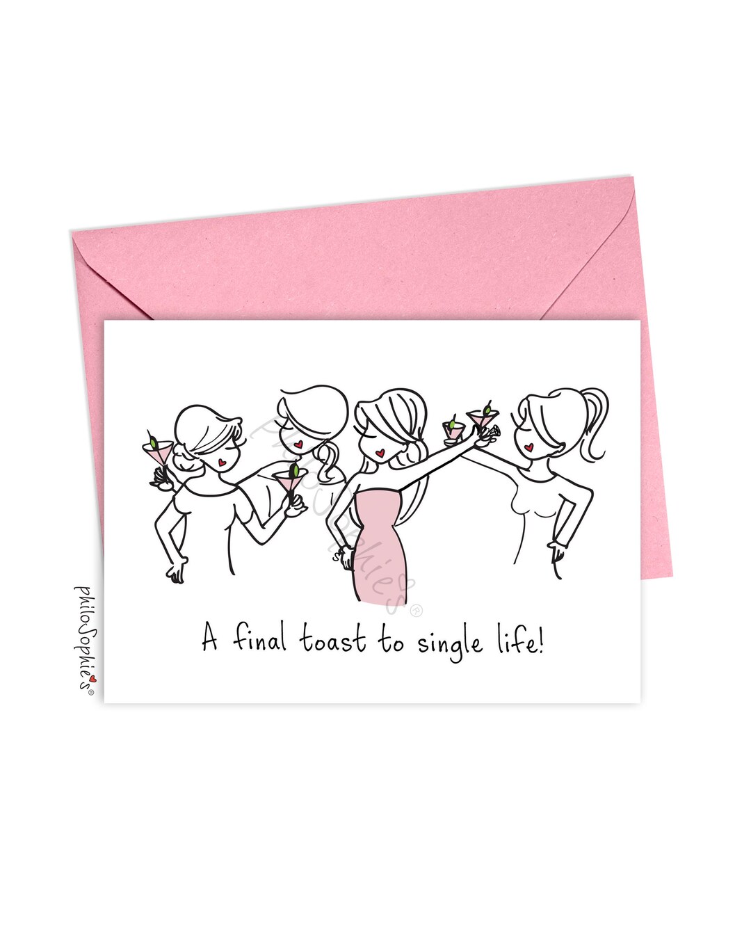 Bachelorette, Greeting Card, Shower Card, Bride to Be Party Card ...