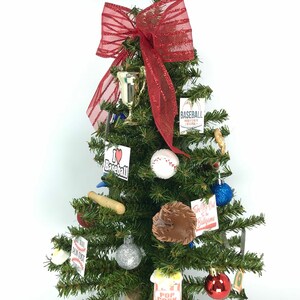 Baseball Themed 18" Christmas Tree - Etsy