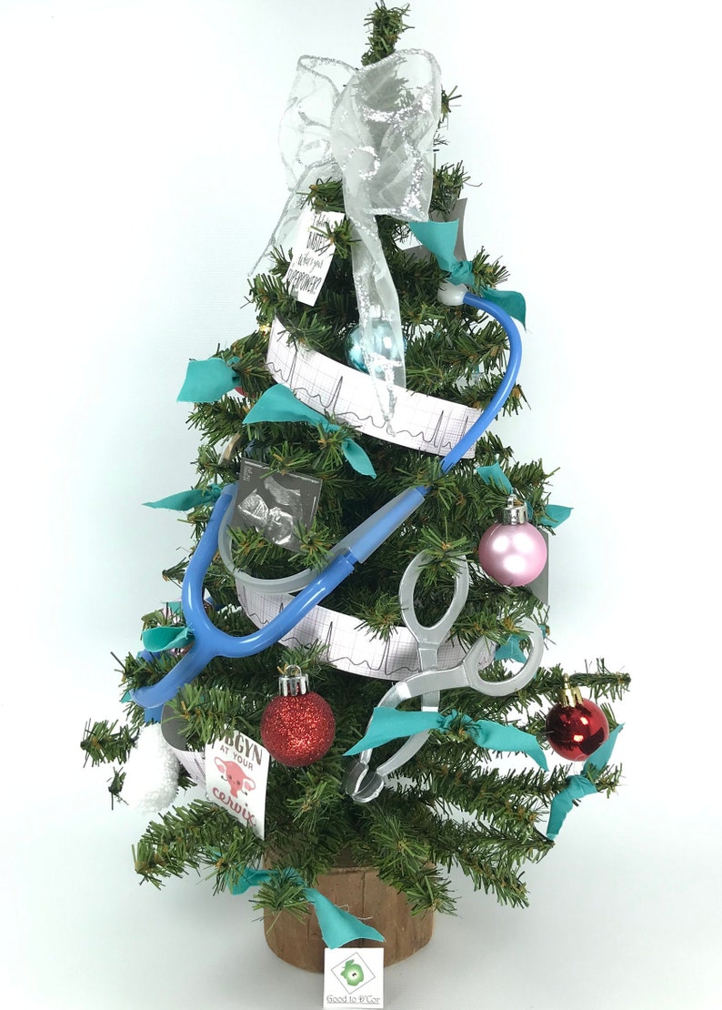 OB/GYN / Obstetrician / Obstetrics Themed 18" Christmas Tree - Etsy