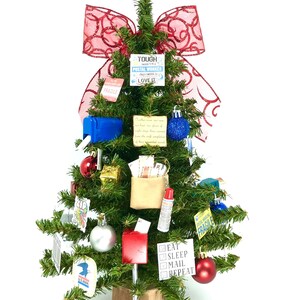 Post Office / Postal Worker / Mail Carrier Themed 18" Christmas Tree - Etsy