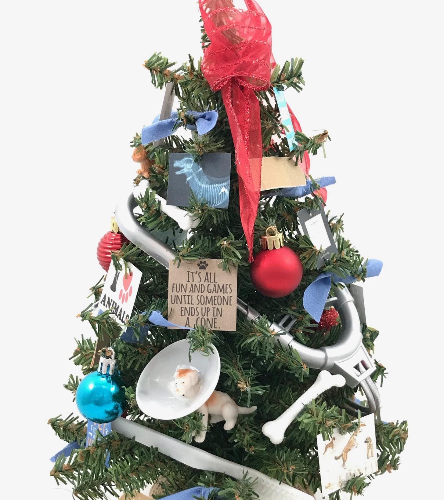 Veterinarian Themed 18" Christmas Tree - Etsy