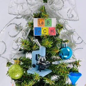 Laboratory / Lab Technician Themed 18 Christmas Tree - Etsy