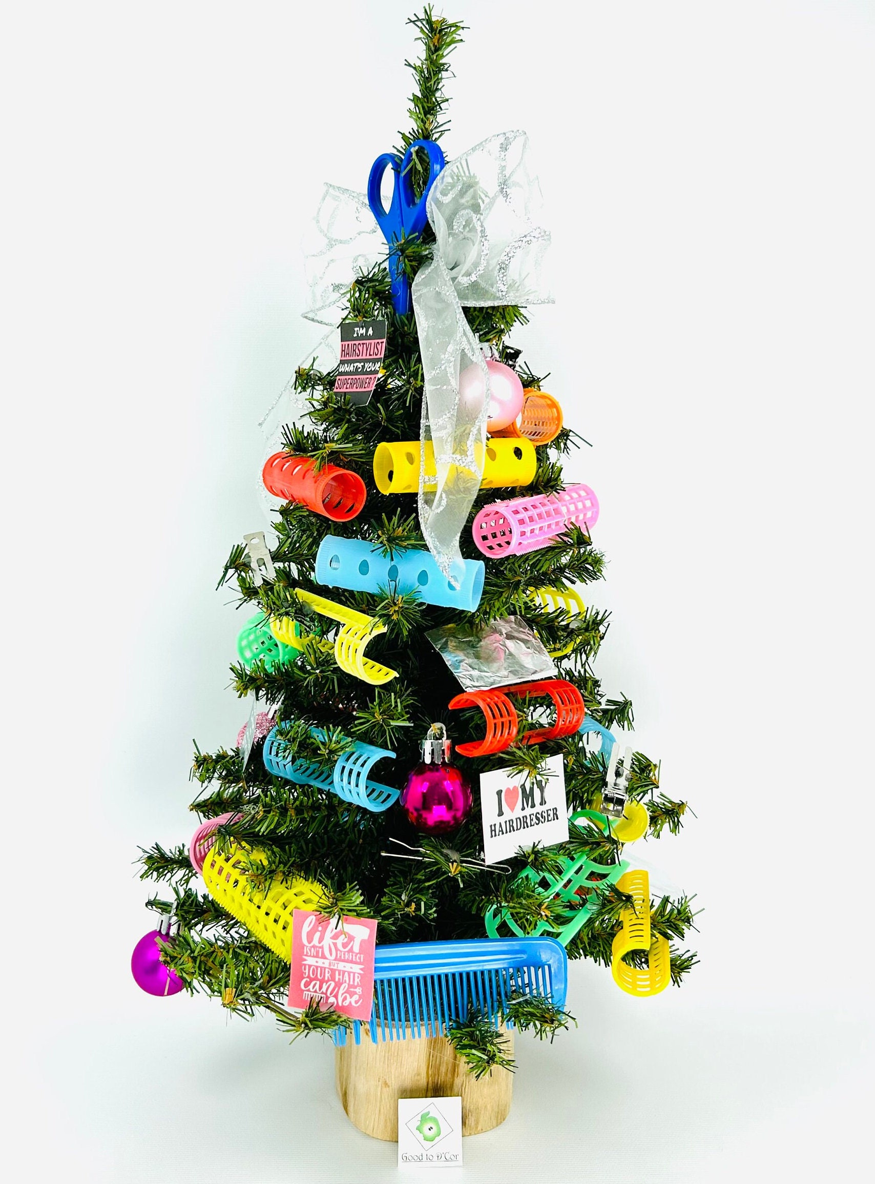 Hair Salon / Hair Stylist / Hairdresser Themed 18" Christmas Tree - Etsy