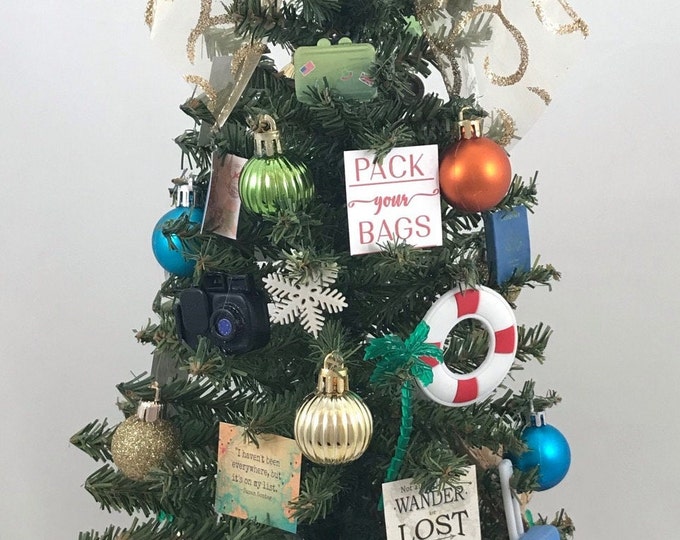 Travel Themed 24" Christmas Tree - Etsy