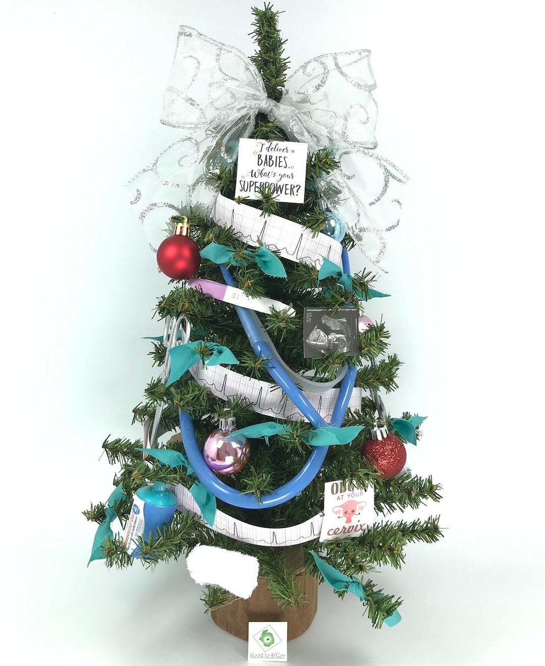 OB/GYN / Obstetrician / Obstetrics Themed 18" Christmas Tree - Etsy