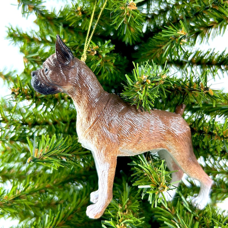 Boxer Dog Ornament - Etsy
