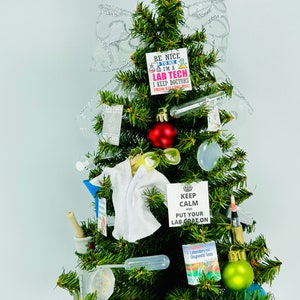 Laboratory / Lab Technician Themed 18 Christmas Tree - Etsy