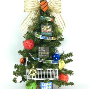 Pickleball Themed 18" Christmas Tree - Etsy