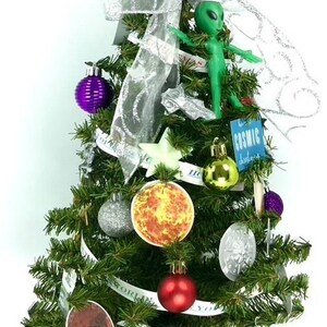 Space / Alien / Astronomy Themed 18" Christmas Tree - Etsy