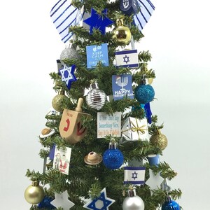 Chanukah Bush / Hanukkah Themed 24 Christmas Tree - Etsy