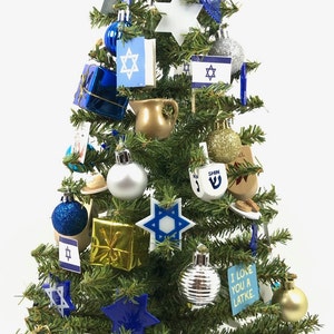 Chanukah Bush / Hanukkah Themed 24 Christmas Tree - Etsy