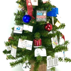 Post Office / Postal Worker / Mail Carrier Themed 18" Christmas Tree - Etsy