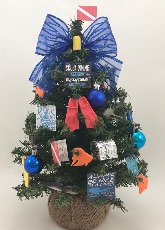 Diving Christmas Ornaments