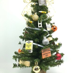 General Contractor / Construction Themed 18" Christmas Tree - Etsy