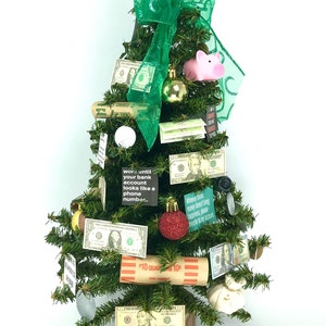 Bank / Banker Themed 18" Christmas Tree - Etsy