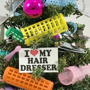 Hair Salon /hair Stylist / Hairdresser Themed 24" Christmas Tree - Etsy