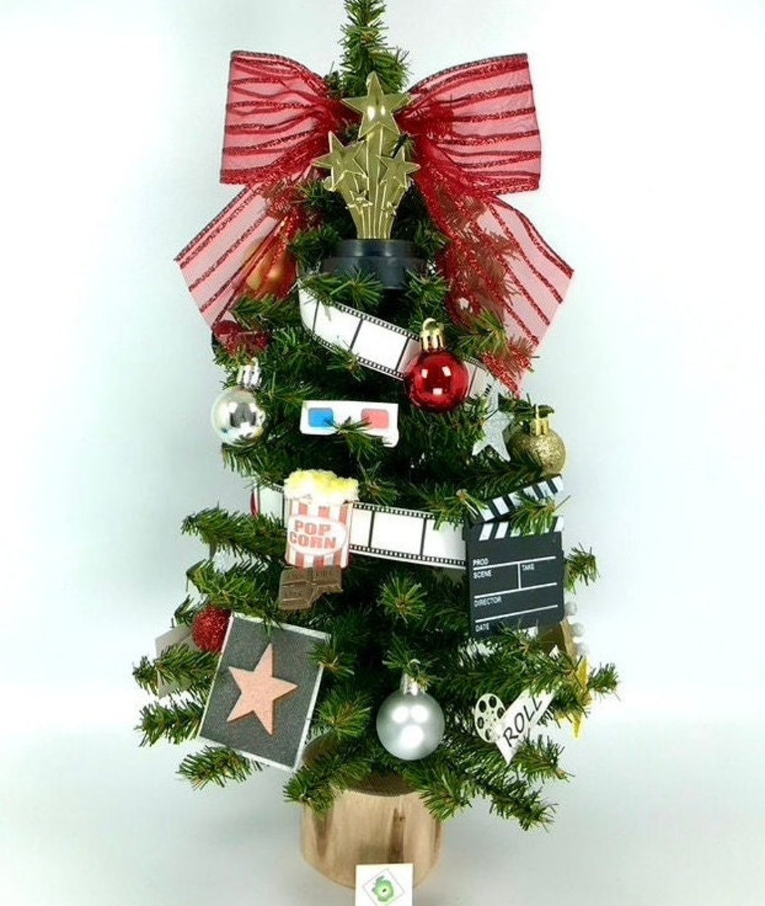 Hollywood / Movies / Film Themed 18" Christmas Tree - Etsy