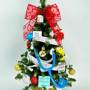 Nurse Themed 18" Christmas Tree - Etsy