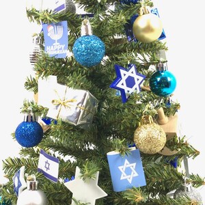 Chanukah Bush / Hanukkah Themed 24 Christmas Tree - Etsy