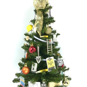 General Contractor / Construction Themed 18" Christmas Tree - Etsy