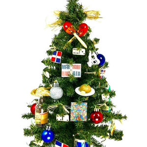 Dominican Republic / Republica Dominicana Themed 18" Christmas Tree - Etsy