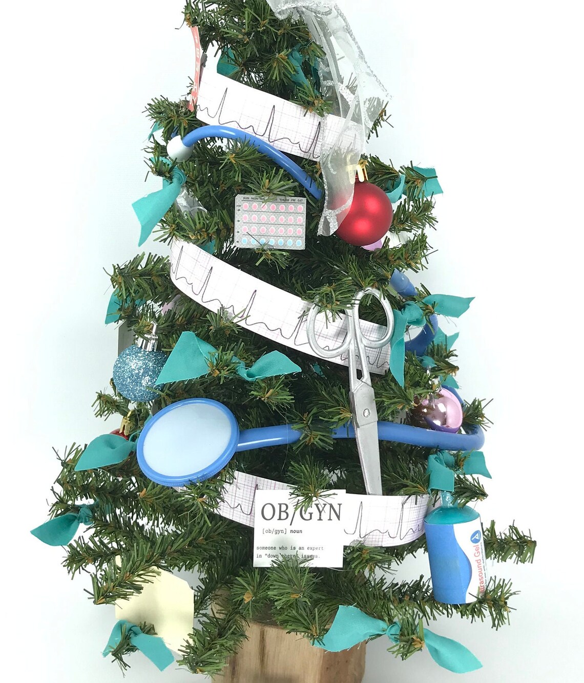 OB/GYN / Obstetrician / Obstetrics Themed 18" Christmas Tree - Etsy