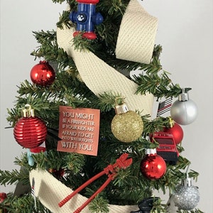 Firefighter Themed 24 Christmas Tree - Etsy
