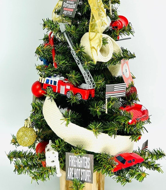 Fire Department Christmas Tree