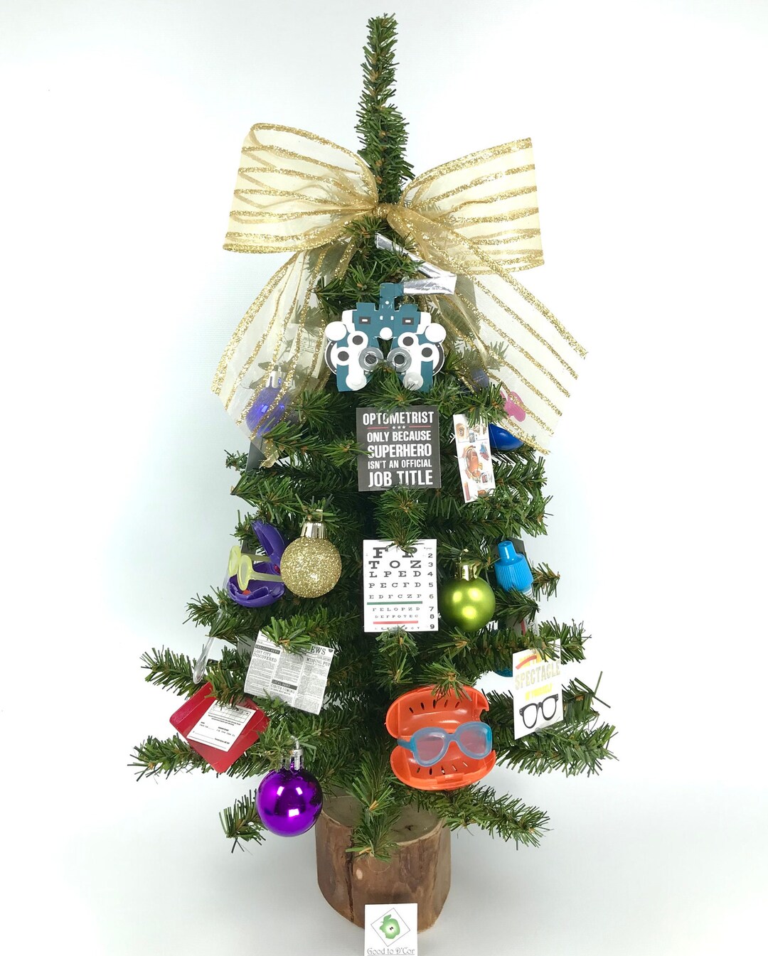 Optical / Optometrist Themed 18" Christmas Tree - Etsy