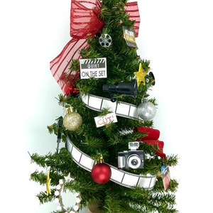 Hollywood / Movies / Film Themed 18" Christmas Tree - Etsy