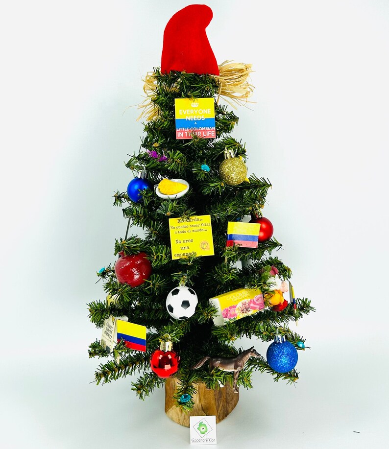 Colombia / Colombian Themed 18" Christmas Tree - Etsy