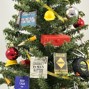 Construction / General Contractor Themed 24 Christmas Tree - Etsy