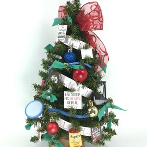 Cardiology / Cardiologist Themed 18" Christmas Tree - Etsy
