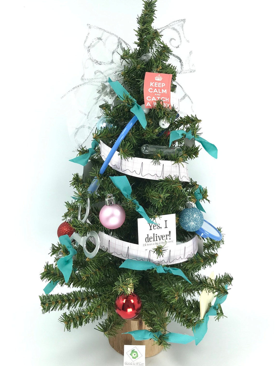 OB/GYN / Obstetrician / Obstetrics Themed 18" Christmas Tree - Etsy